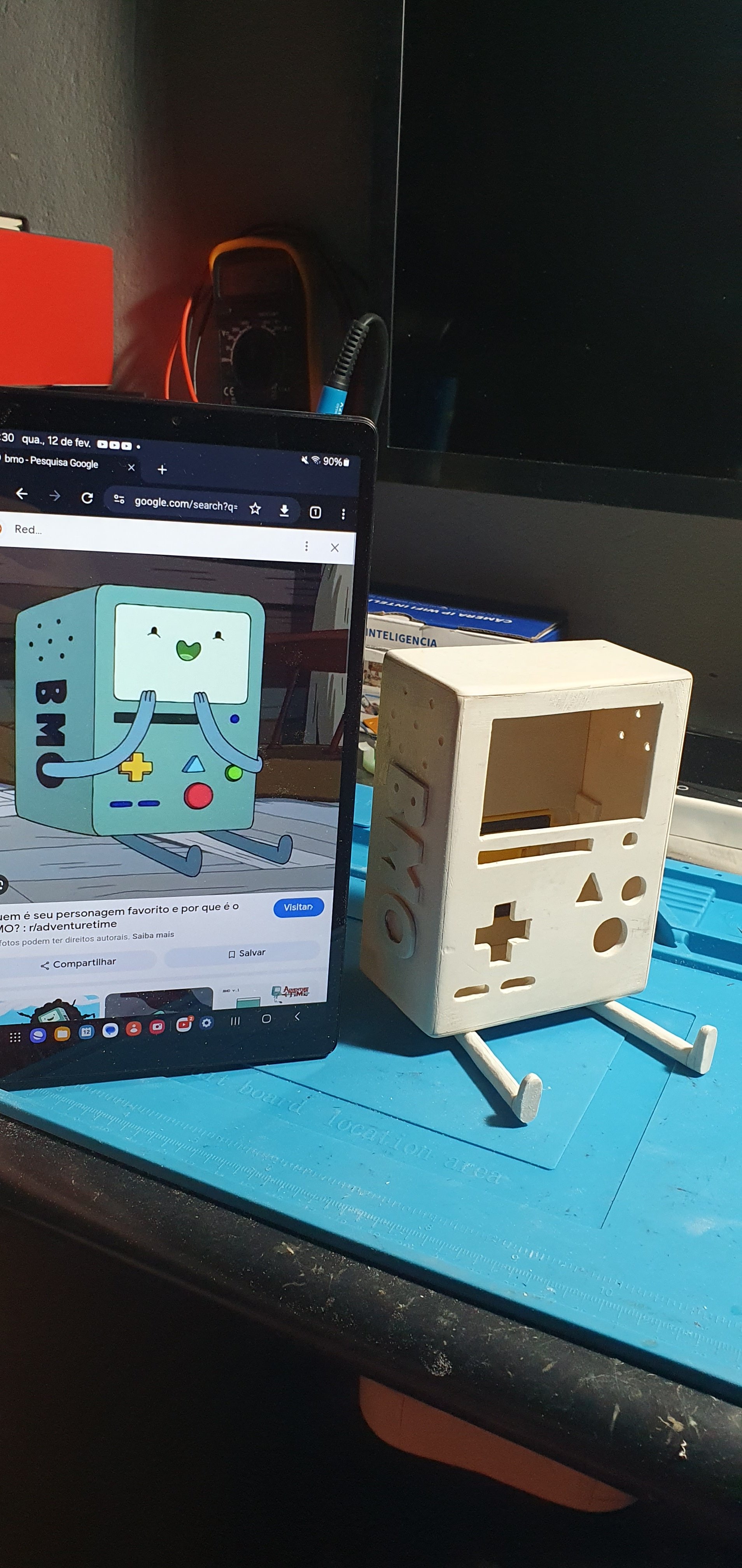Construction of BMO in PVC | BitBuilt - Giving Life to Old Consoles
