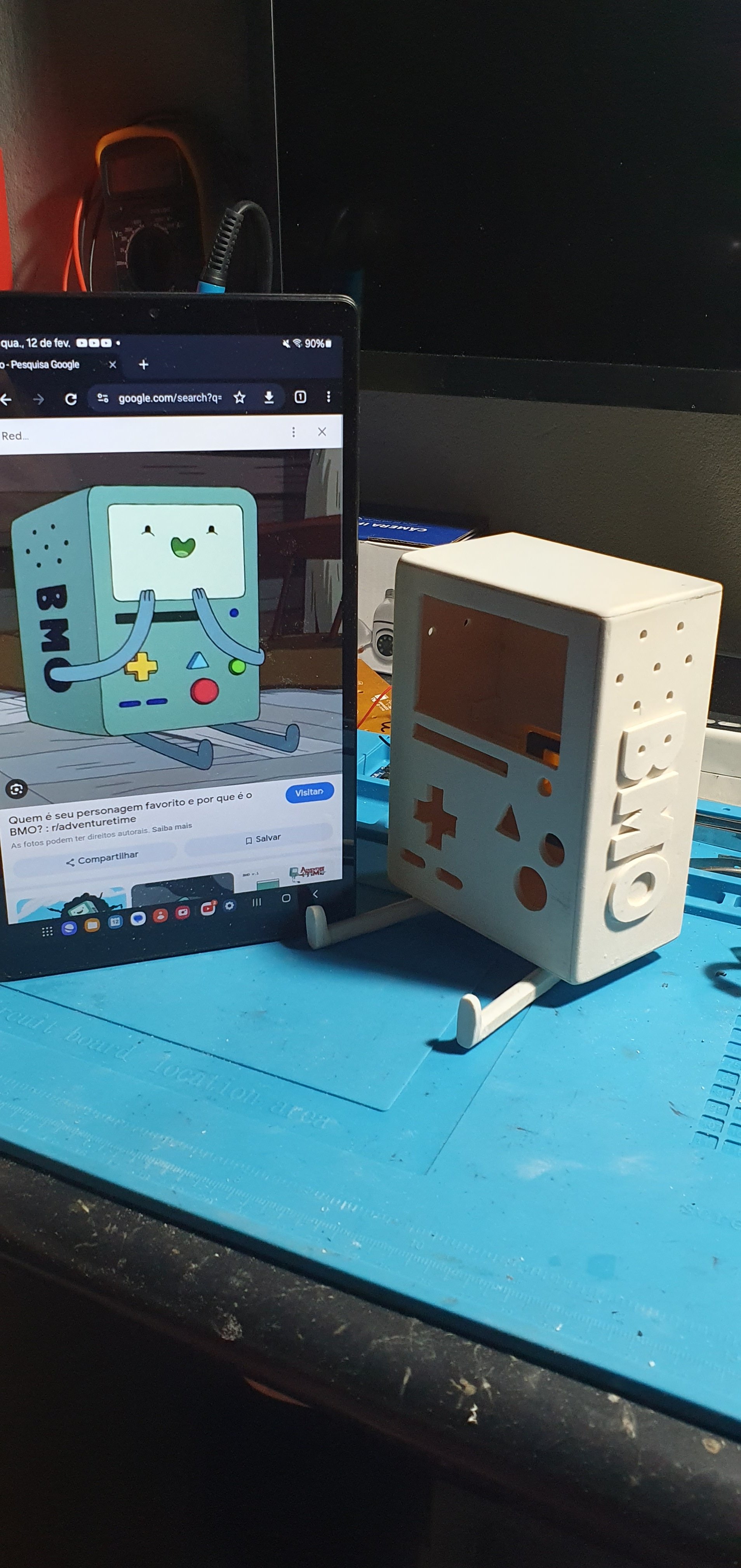 Construction of BMO in PVC | BitBuilt - Giving Life to Old Consoles